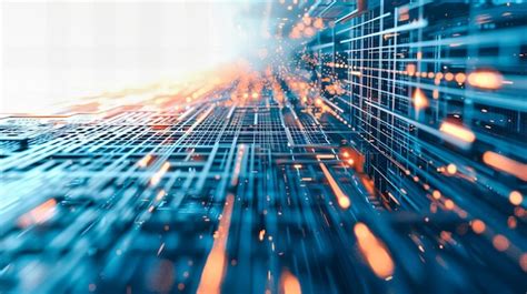 Premium Photo Abstract Technology And Communication Concept Visualizing Futuristic Networks