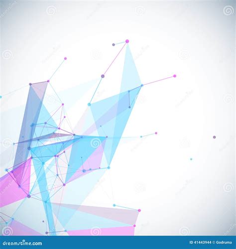 Abstract Geometric Background With Circles Lines Stock Vector Illustration Of Light Abstract