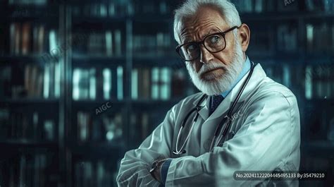 Ai创作图大学博士 医学教授 医学巨匠 医学名人 精深 医生的画像 壮年 医史学家 医疗保健专业人士 专家医生 集中专家 医院专家 医学之父 专科医生 戴听诊器 昵图网