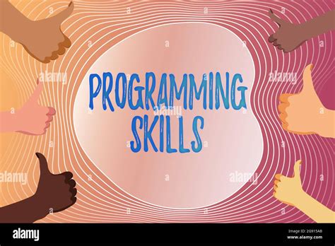 Writing Displaying Text Programming Skills Business Showcase Skills Vital To Write A Program So