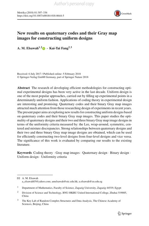 PDF New Results On Quaternary Codes And Their Gray Map Images For