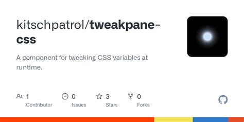 Github Kitschpatrol Tweakpane Css A Component For Tweaking Css Variables At Runtime