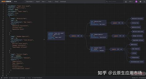 K StarJson格式可视化交互式图表 JSON Crack 知乎