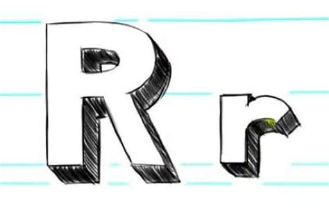 Буква R английского алфавита в красивых картинках для детей