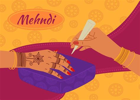 Mehendi Tradition Vector Art Icons And Graphics For Free Download