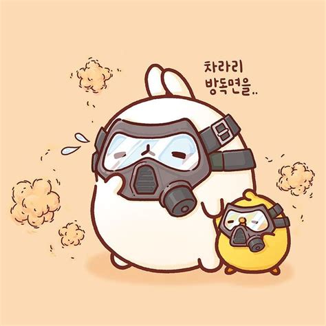 봄철 황사만으로도 벅찼는데 미세먼지가 매 해마다 점점 심각해지네요 숨쉬는건 참을 수도 없는건데 정말 방독면이 보급화 될 지경 Illust By 나비랑 Edit By