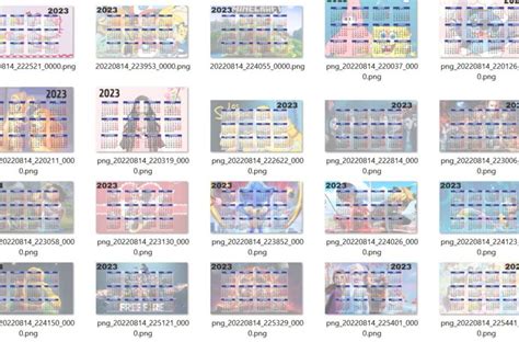 20 Calendarios Infantiles 2023 Plantillas Para Sublimar