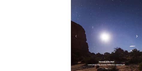 bootstrap carousel half screen