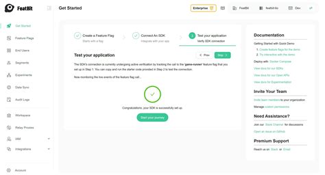 create a feature flag featbit
