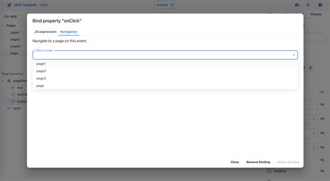 Button Toolpad Studio