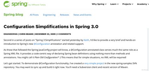 spring configuration 注解解析原理