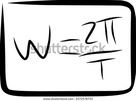 Physics Formula Circular Motion Angular Speed Stock Vector Royalty Free 2572578753 Shutterstock