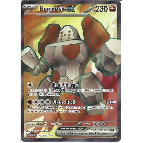 Regirock Ex Card