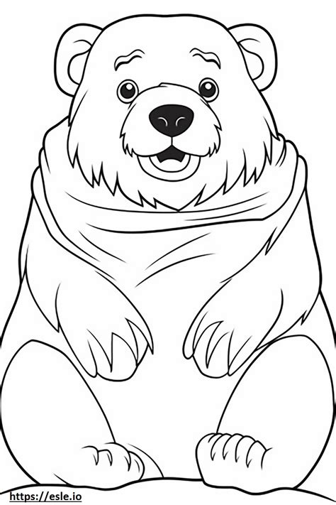Bea Tzu Friendly Coloring Page