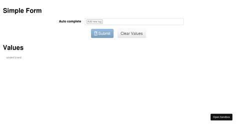 Redux Form Simple Example Issue Fix Codesandbox