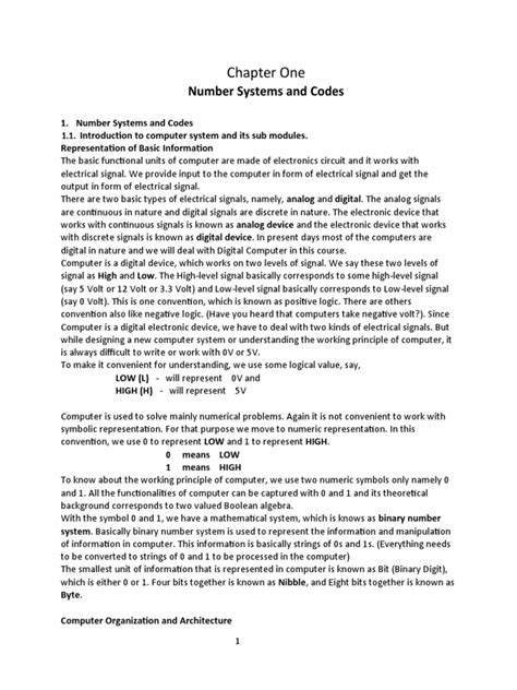 Chapter 1 Pdf Computer Data Storage Central Processing Unit