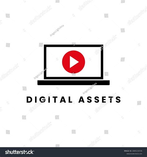 Digital Assets Computer Laptop Business Icon เวกเตอร์สต็อก ปลอดค่าลิขสิทธิ์ 2045132576