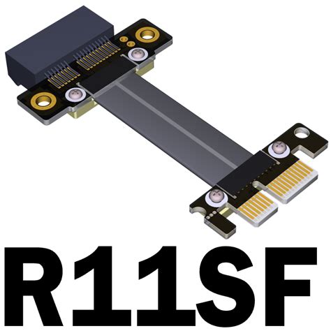 Pcie 3 0 X1 To X1 Extension Cable 8g Bps High Speed Pci Express X1 Riser Card Extender Ribbon