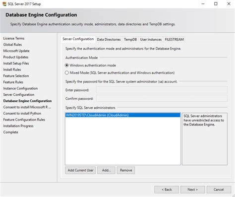 Install And Configure Ms Sql Server Express On Windows Serverspace