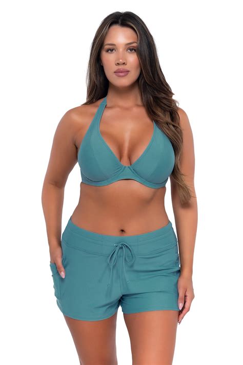 Ocean Muse Halter Womens Underwire Bikini Sunsets Sunsets Inc