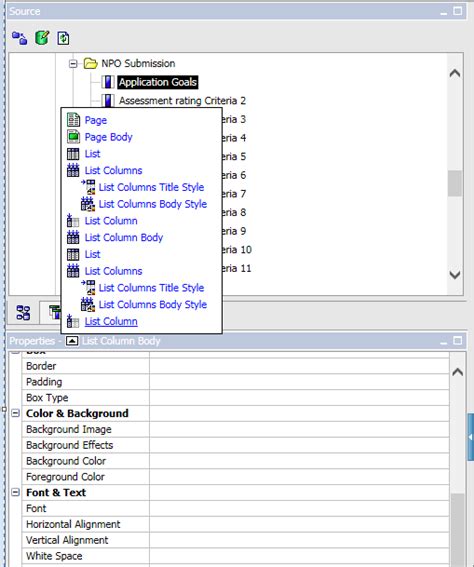 Conditionally Rendered Columns Cognos Stack Overflow