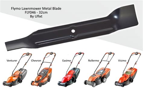 Flymo Lawnmower Metal Blade Cm FLY UFIXT By Ufixt