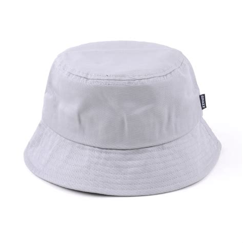 Plain Embroidery White Bucket Hats Wholesale
