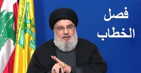 نصر الله ما يجري في فلسطين له دلالات كبيرة بشأن الصراع مع العدو