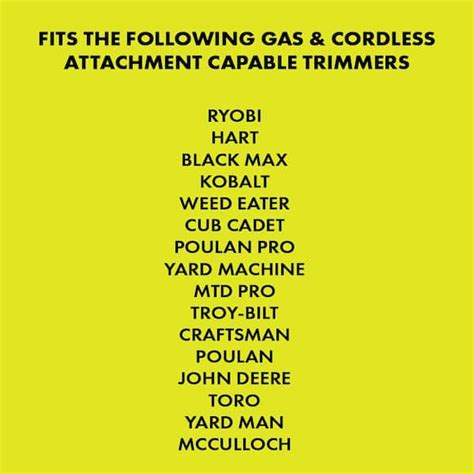 Ryobi Expand It Universal Tiller String Trimmer Attachment Rytil The