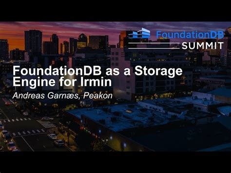 Free Video Foundationdb As A Storage Engine For Irmin From Linux