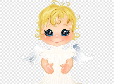 فایل دوربری شده فرشته کوچولوی بالدار بصورت کارتونی