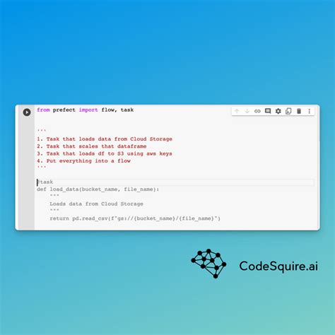 quickly create etl data flows with prefect and codesquire ai r
