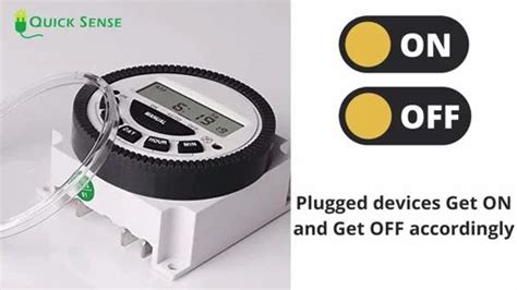 quicksense digital timer programmable controller model name number tm