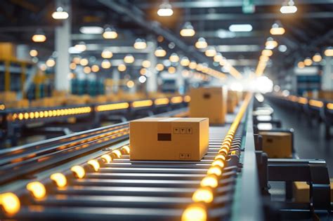 Premium Photo Efficient Express Sorting Center Operations