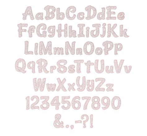Lace Font Fsl Free Standing Lace Monogram Initial Font Machine