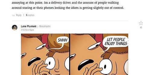 shhh let people enjoy things imgur