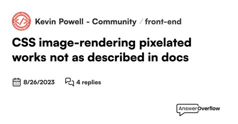 Css `image Rendering Pixelated` Works Not As Described In ~~docs