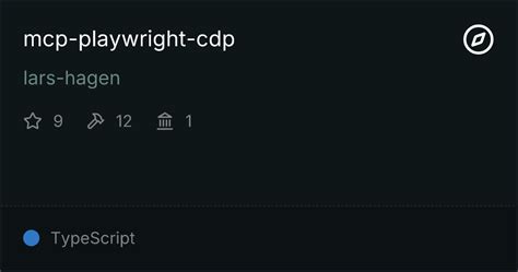 MCP Playwright CDP Glama