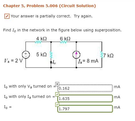 Solved Chapter 5 Problem 5006 Circuit Solution Your