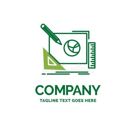 Logo Design Creative Idea Design Process Flat Business Logo Stock Vector Illustration Of