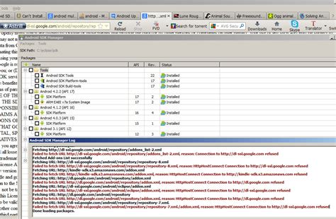 Eclipse I Cant Add Newupdate Android Sdk Manager Stuff Stack Overflow