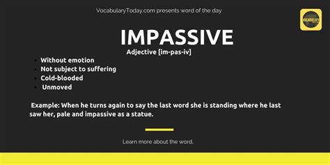 Impassive Meaning Usage Quotes And Social Examples Goenglishvocab On Tumblr