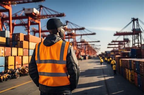 Premium Ai Image Portrait Of African American Worker Wearing Safety