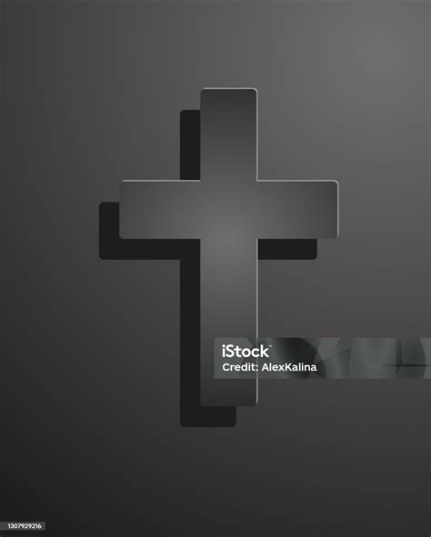 부활절 십자가의 상징 어두운 색으로 그리스도를 예수 부활 개념에 대한 스톡 벡터 아트 및 기타 이미지 개념 공휴일 교회 Istock