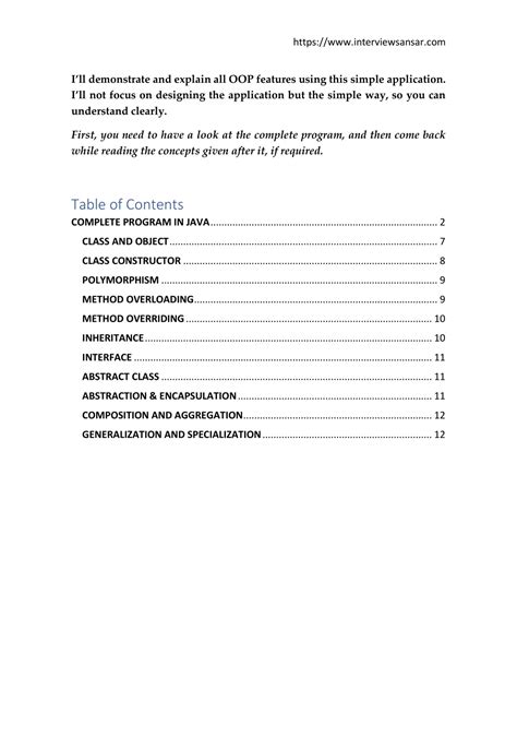 Ppt All Oops Concepts Using Java With 1 Tiny Program Explained