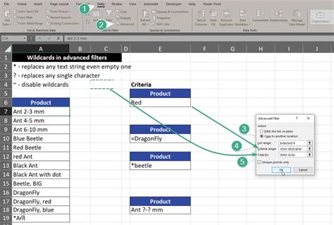 Advanced Filters And Wildcards Excel And Adam