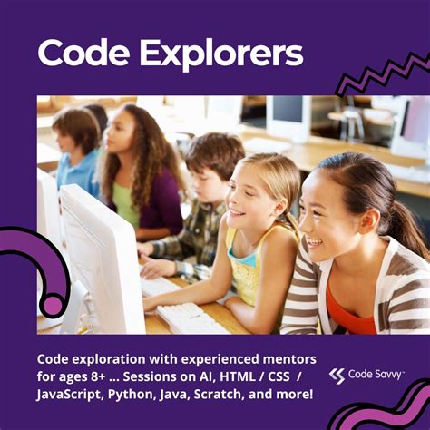 Code Savvy On Linkedin Codeexplorers Mentors Codeclubs Learnwithus