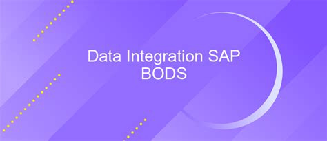 Data Integration Sap Bods Apix Drive
