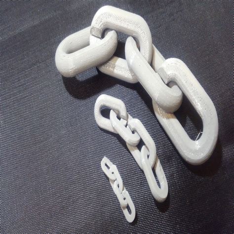 🗝️ 3d Printed Chain Completely Scalable And Linkable・free 3d File For