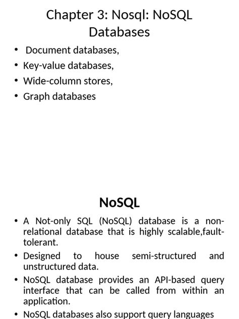 Nosql Pdf No Sql Databases Nosql Pdf No Sql Databases